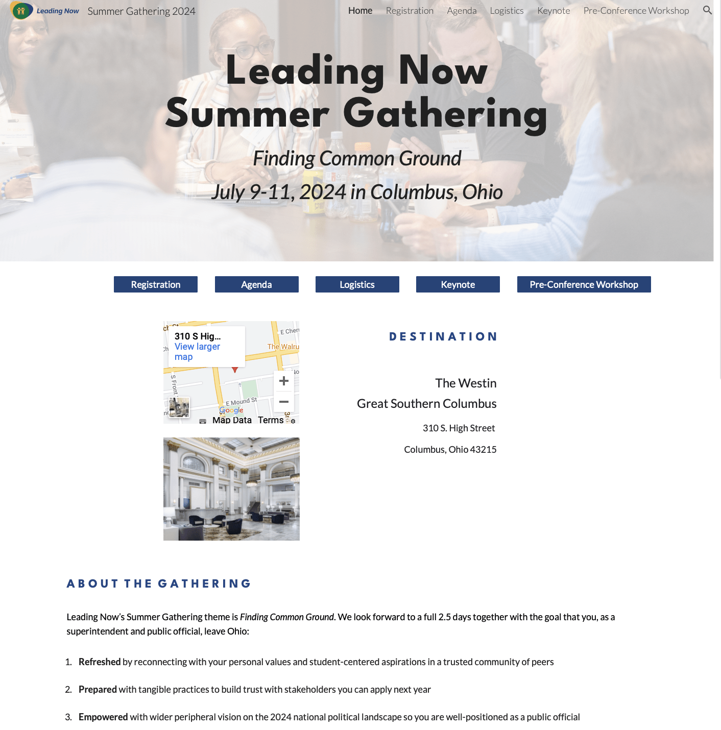 Summer Gathering - Leading Now